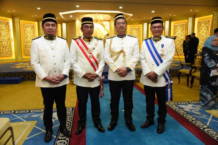 1,407 terima darjah kebesaran, bintang dan pingat negeri Sabah sempena ...
